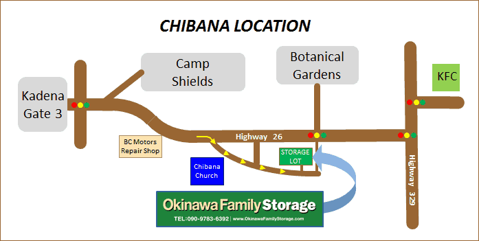 Okinawa Kadena Air Base Map